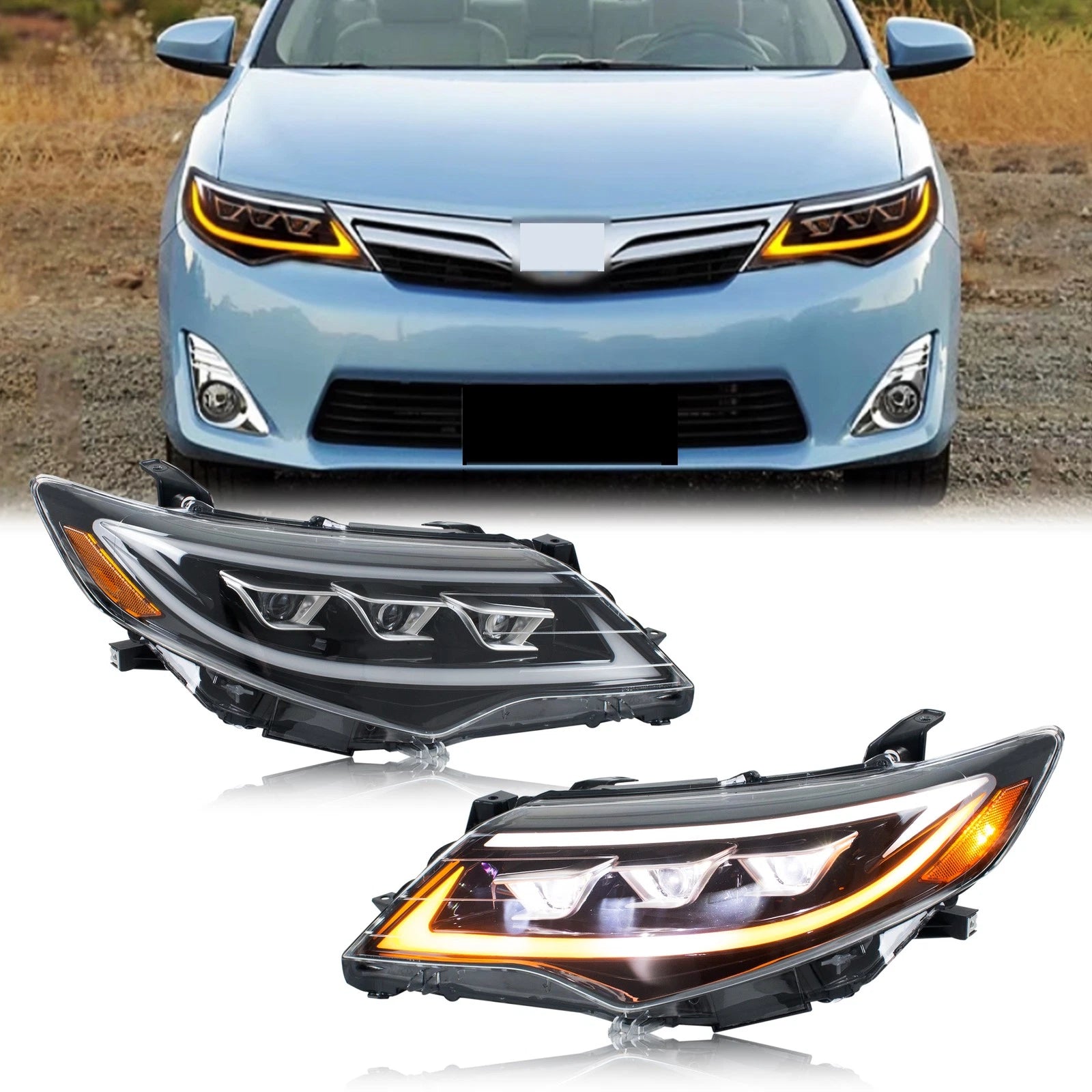 inginuity time LED Lexus Headlights for Toyota Camry 2012-2014 SE LE X ...