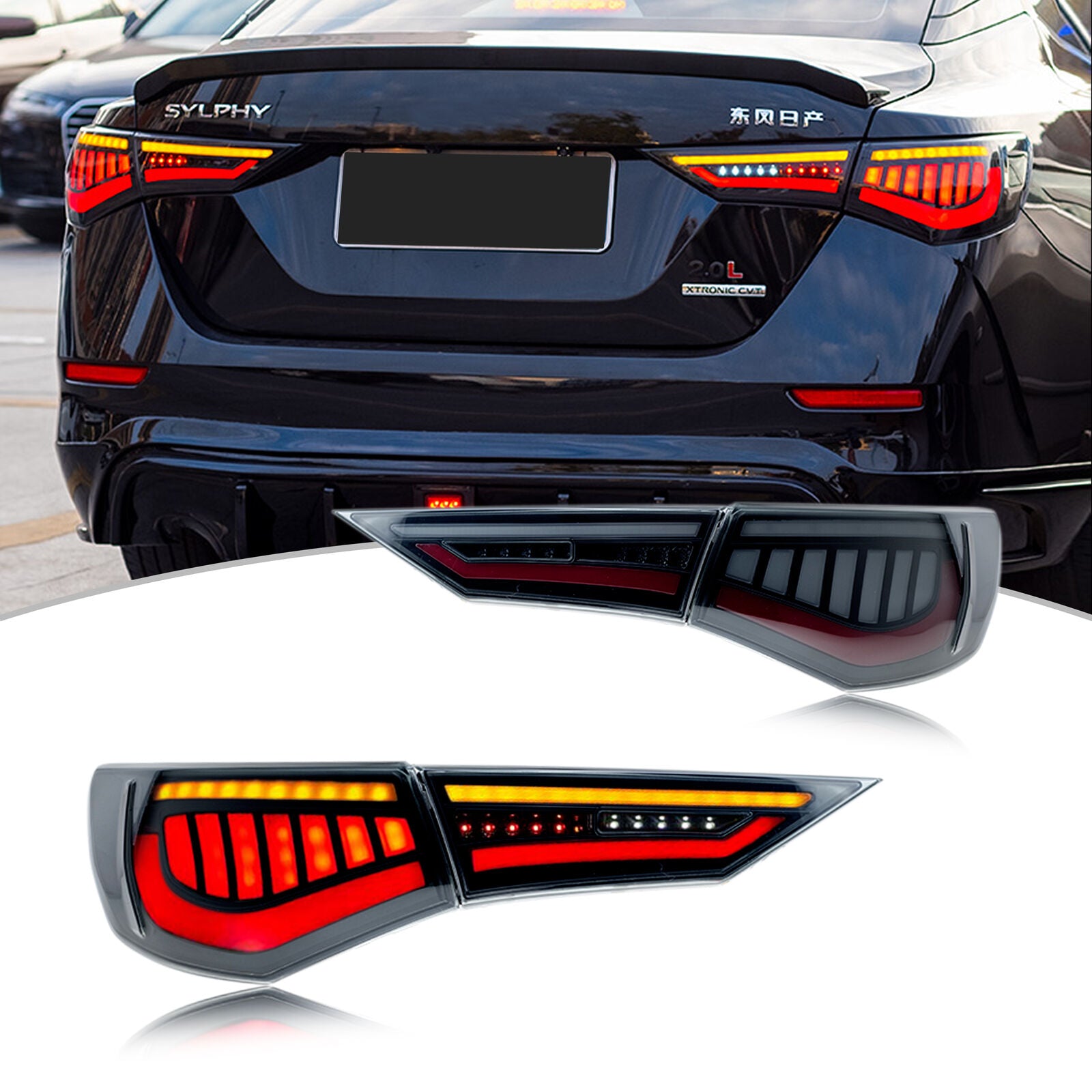 inginuity time LED Tail Lights For Nissan Sentra 2020 2021 2022 2023 S ...